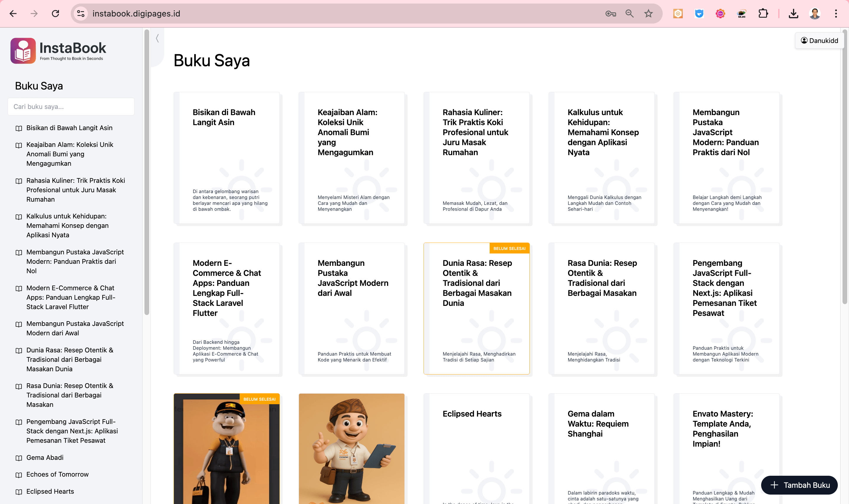 InstaBook - From Thought to Book in Seconds